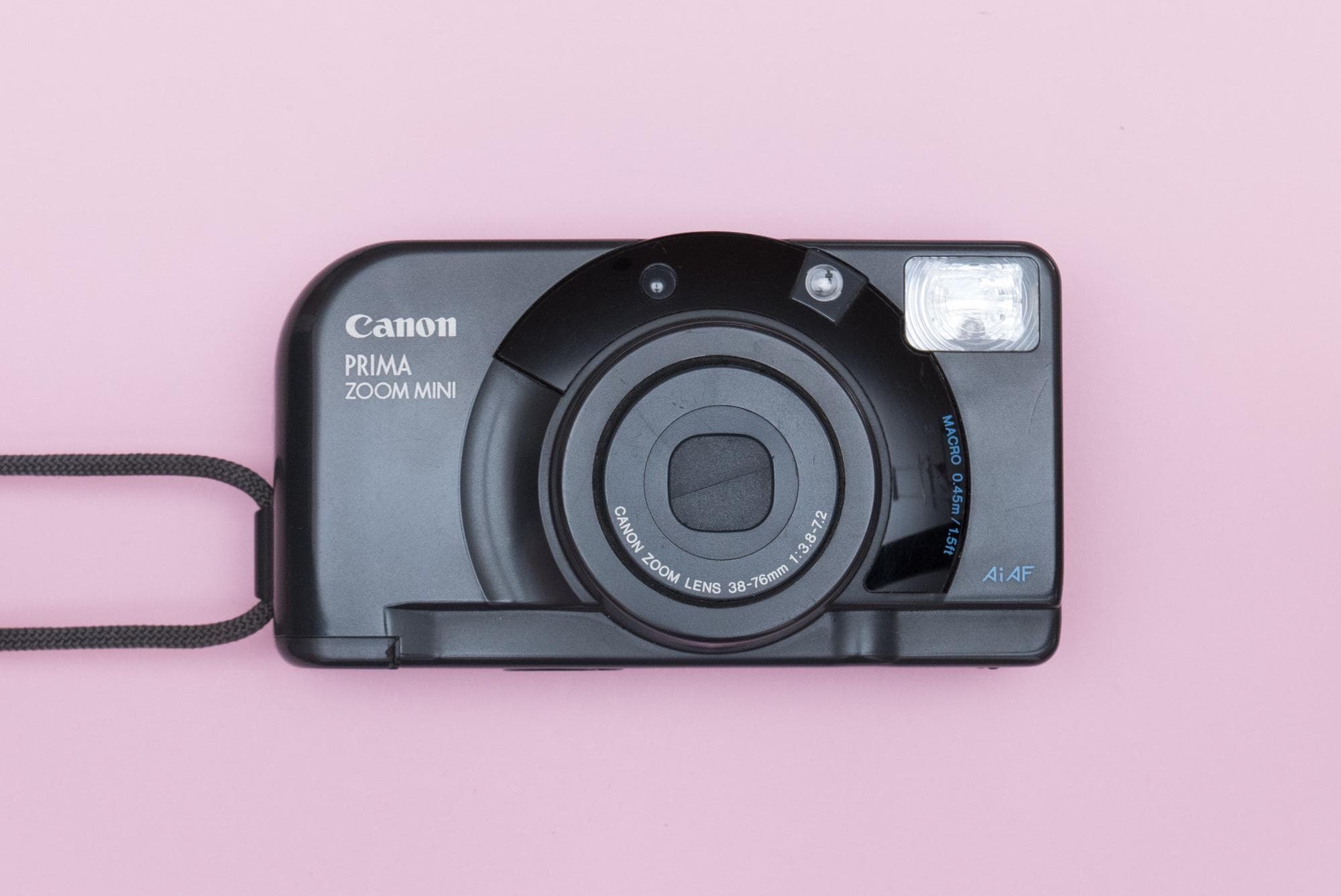 Canon Prima Zoom Mini Compact Point and Shoot 35mm Film Camera ...